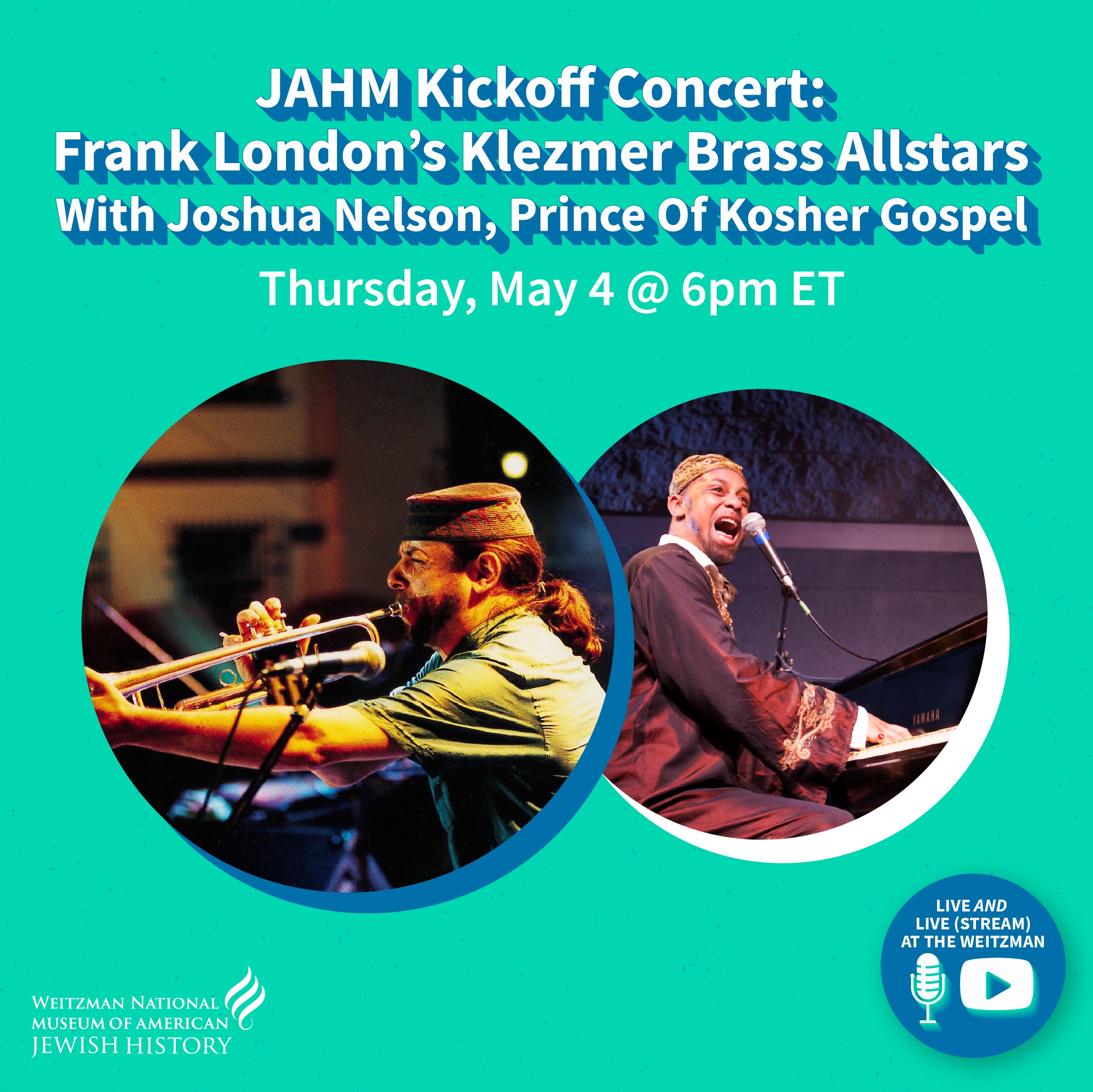 JAHM 2023 Kickoff Concert: Frank London’s Klezmer Brass Allstars with ...