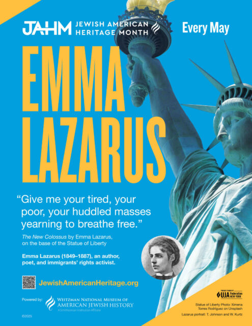 Emma Lazarus Poster & Resources - Jewish American Heritage Month