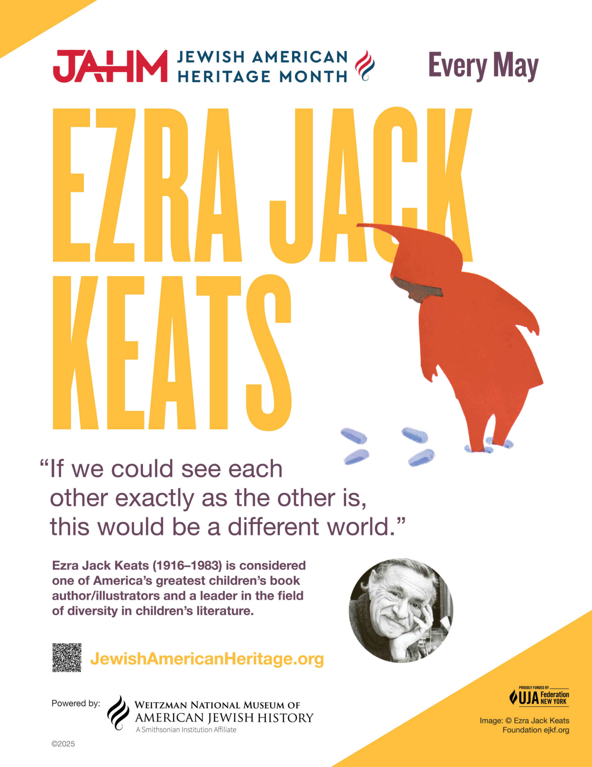 Ezra Jack Keats Poster & Resources - Jewish American Heritage Month