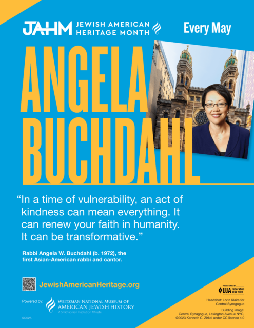 Angela Buchdahl Poster & Resources - Jewish American Heritage Month